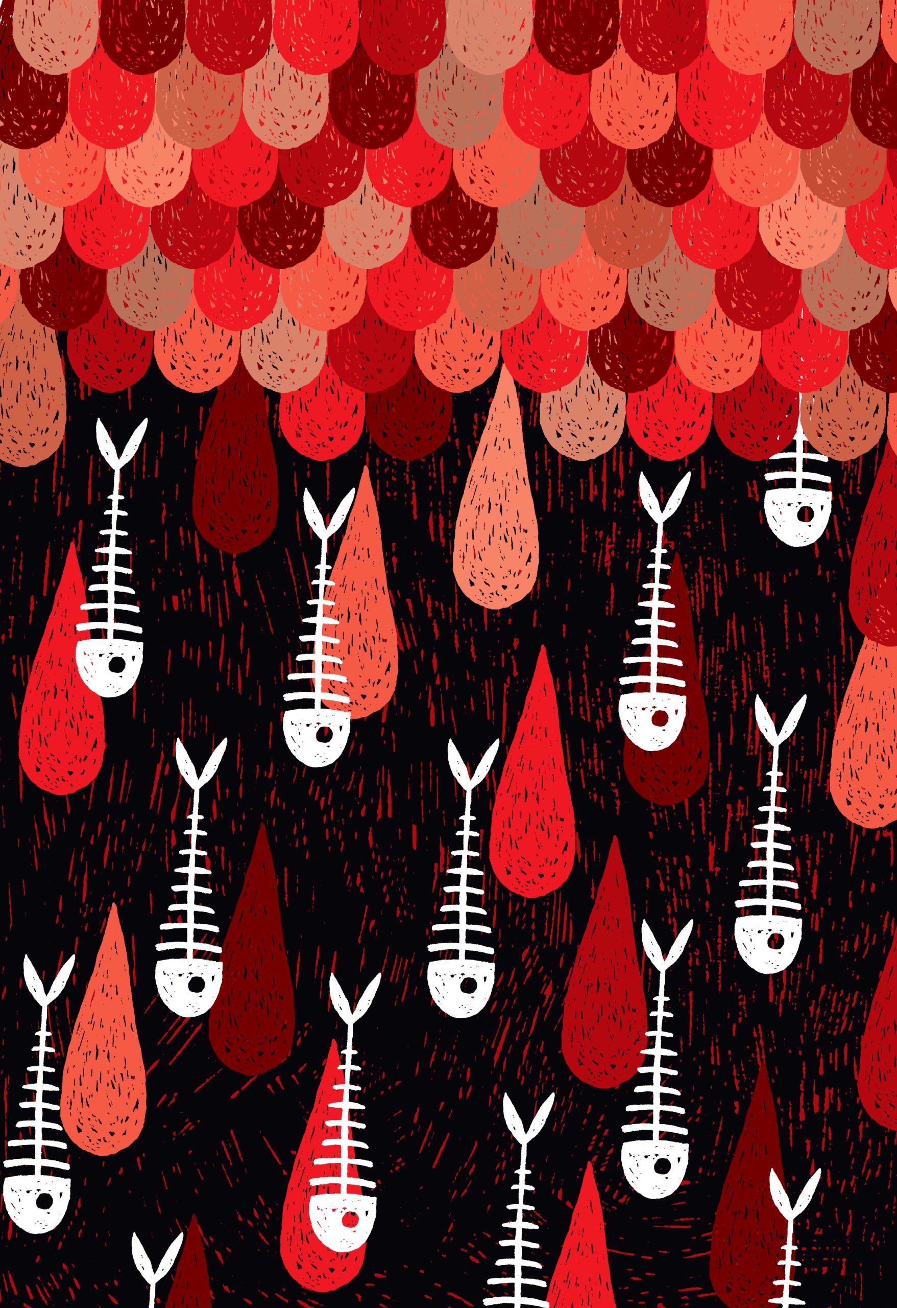 Hard//hoofd - De kieuwbogen kleuren zalmroze